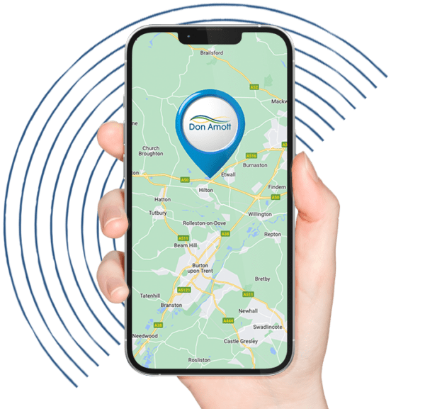 Our Location in East Midlands | Don Amott